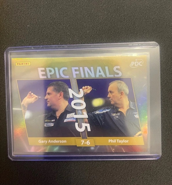 PANINI PDC DARTS World Championship 2026 Gary Anderson Phil Taylor ...
