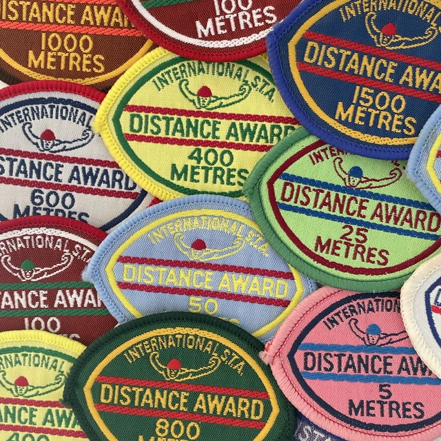 VINTAGE PATCH SWIMMING International STA Distance Award 5-1000 Metres ...