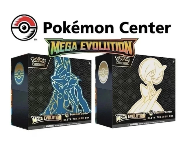 POKEMON CENTER ELITE Trainer box Mega Evolution Lucario & Gardevoir ...