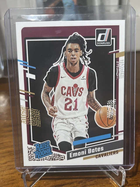 2023-24 PANINI DONRUSS Rated Rookie Emoni Bates Rookie Cleveland ...