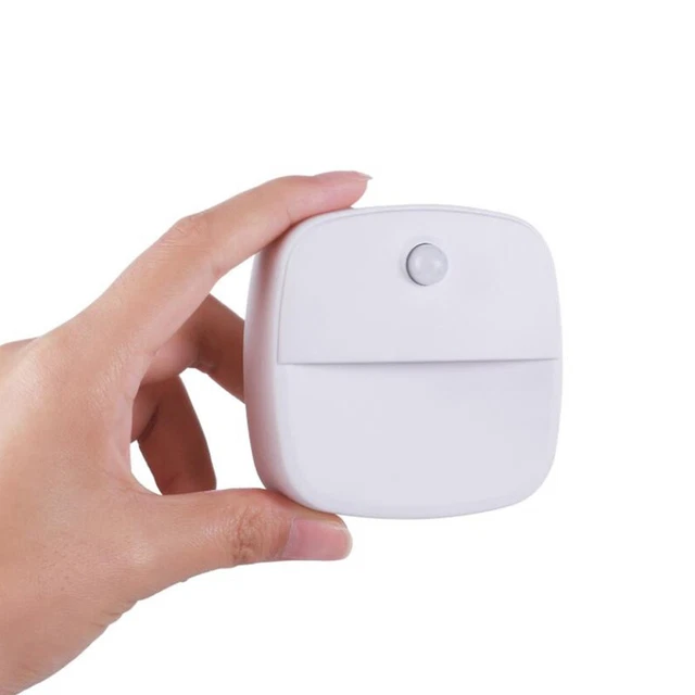 2PCS LED SMART Wide Angle Human Sensor Night Light Cabinet Corridor ...