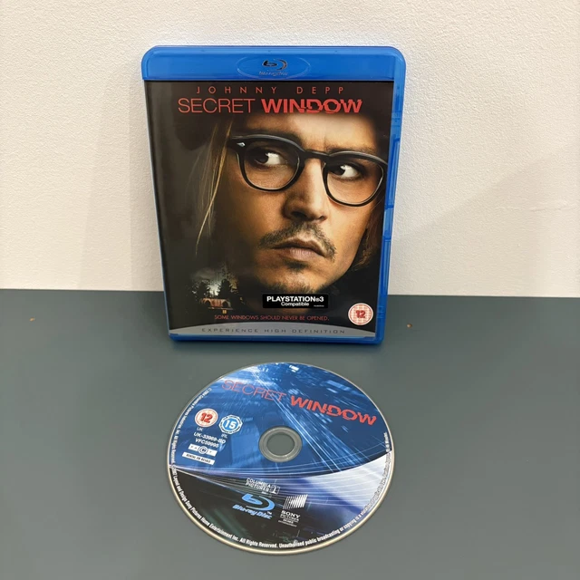 SECRET WINDOW (BLU-RAY) Johnny Depp 2004 Mystery Steven King £4.00 ...