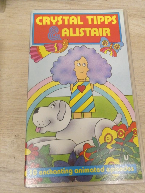 CRYSTAL TIPPS AND Alistair VHS 10 episodes animation vintage VHS tape £ ...