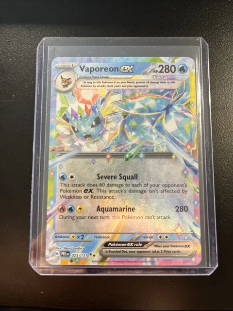 POKEMON TCG - Vaporeon ex 023/131 - Prismatic Evolutions £5.25 ...
