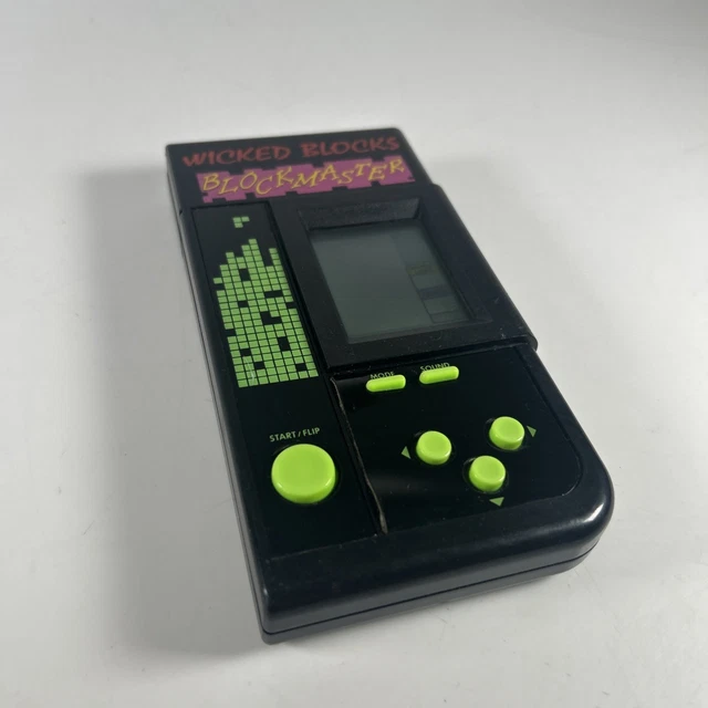 VINTAGE GRANDSTAND HAND Wicked Blocks Blockmania Game 1990s Works $37. ...