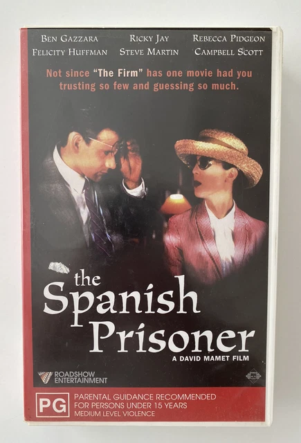 THE SPANISH PRISONER [VHS] Roadshow Video Big Box Ex-Rental Tape 1997 ...