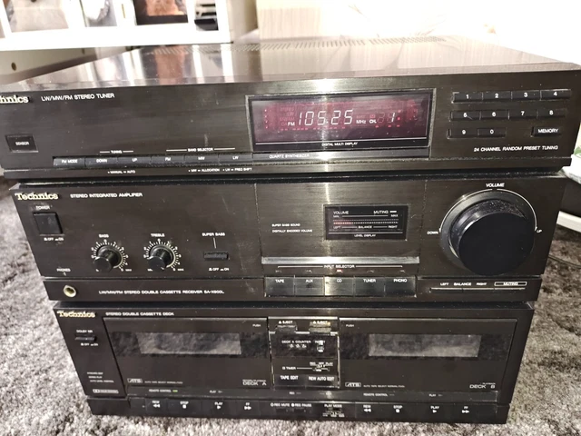 TECHNICS HIFI STACK retro sa-x900l 60w rms amplifier and tuner £50.00 ...