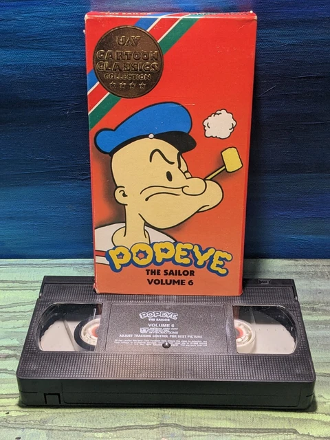 VINTAGE POPEYE THE SAILOR VHS UAV Cartoon Classics Collection Volume 6 ...