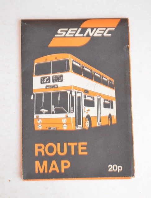 BUS COACH ROUTE Map Selnec 1971 £10.00 - PicClick UK
