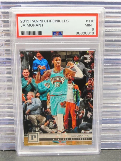 2019-20 CHRONICLES PANINI Ja Morant Rookie RC #116 PSA 9 Memphis ...