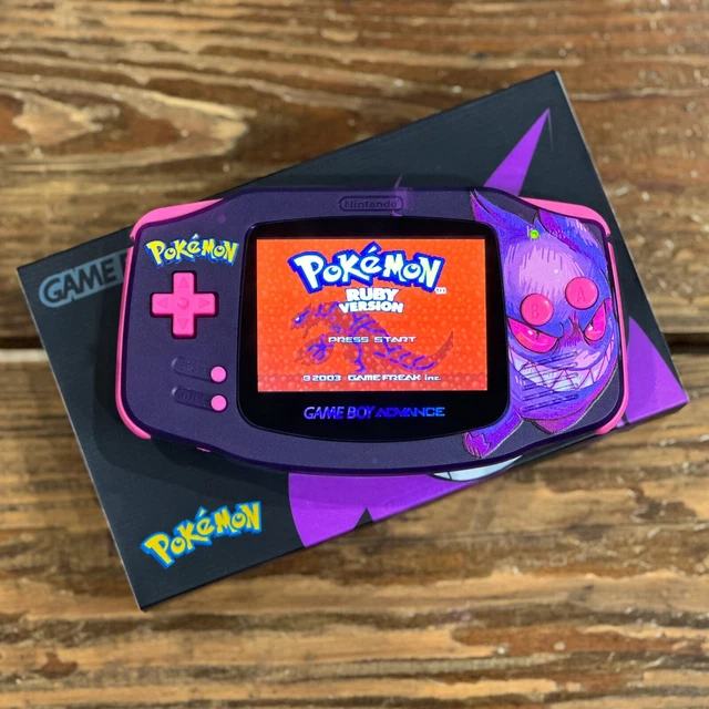 NINTENDO GAME BOY Advance GBA System 101 rétroéclairé IPS LCD Pokémon ...
