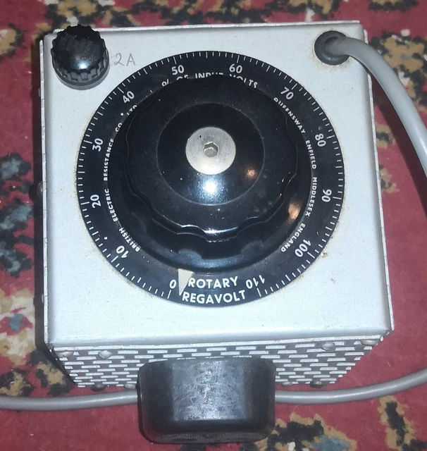 VINTAGE BERCO REGAVOLT Variac Rotary Transformer 42A 240v in0-240v Out ...