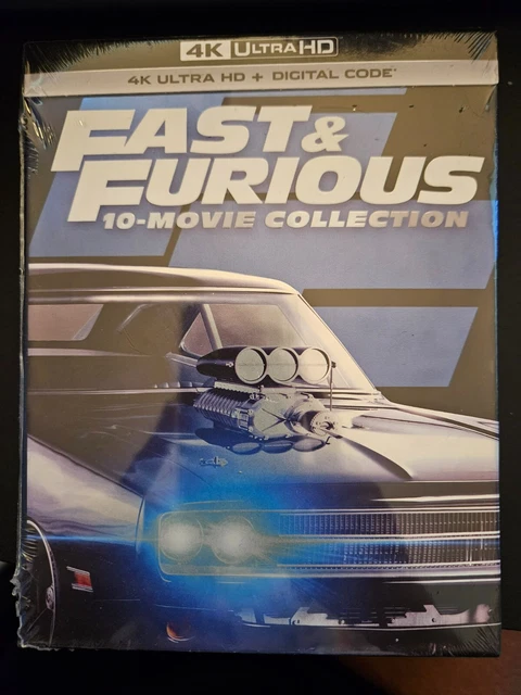 FAST AND FURIOUS 10 Movie Collection (4K Ultra HD & Digital Code) Brand ...