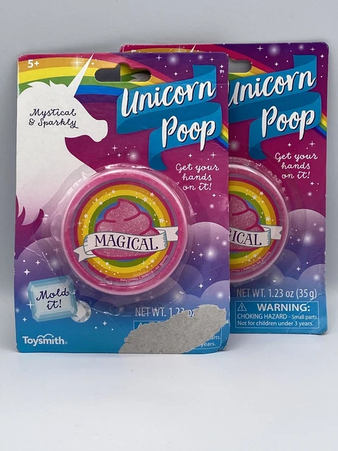 TOYSMITH MAGICAL, MYSTICAL & Sparkly Unicorn Poop Pink Glitter Slime ...