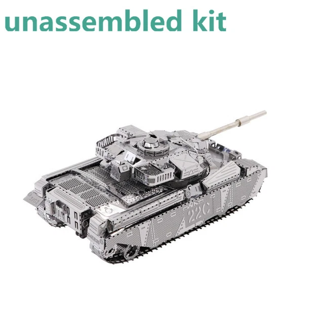 1:100 3D METAL Chief Tank MK50 Military DIY Vehicle Model Unassembled ...