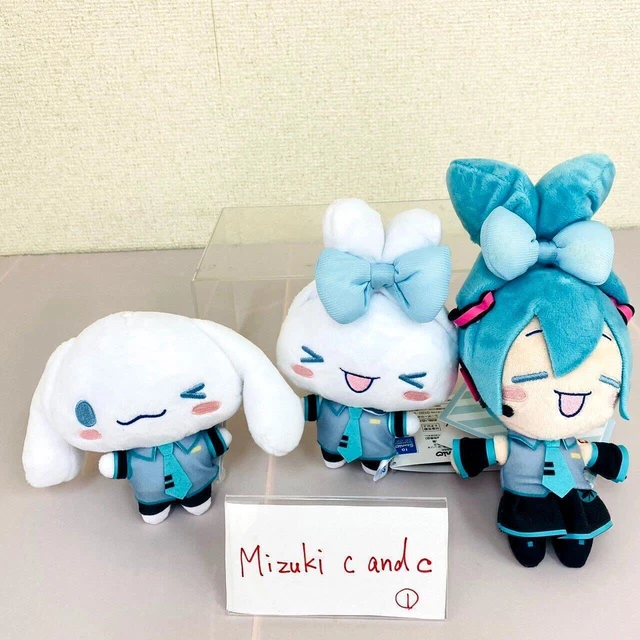 SANRIO CINNAMOROLL HATSUNE Miku Mini Plush Set 3 Soft Stuffed Toy Doll Fluffy £82.38 - PicClick UK