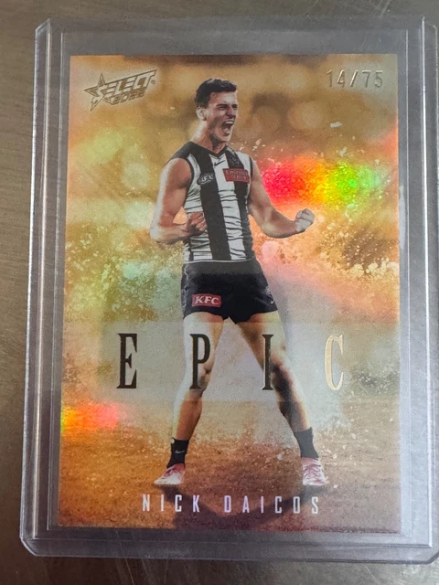 2025 AFL SELECT Epic Gold NICK DAICOS Collingwood 14/75 $227.50 ...