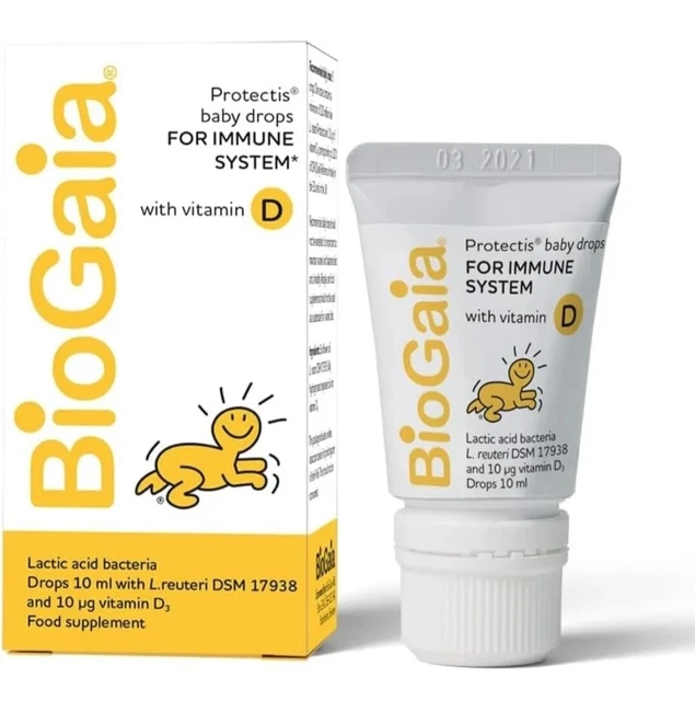 BIOGAIA PROTECTIS PROBIOTIC Drops With Vitamin D3 10ml BBE 03/26 £18.39 ...