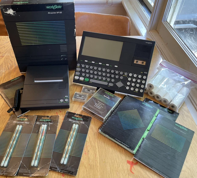 CONVERGENT TECHNOLOGIES WORKSLATE WK100 Microprinter WP100 Manual Tapes ...