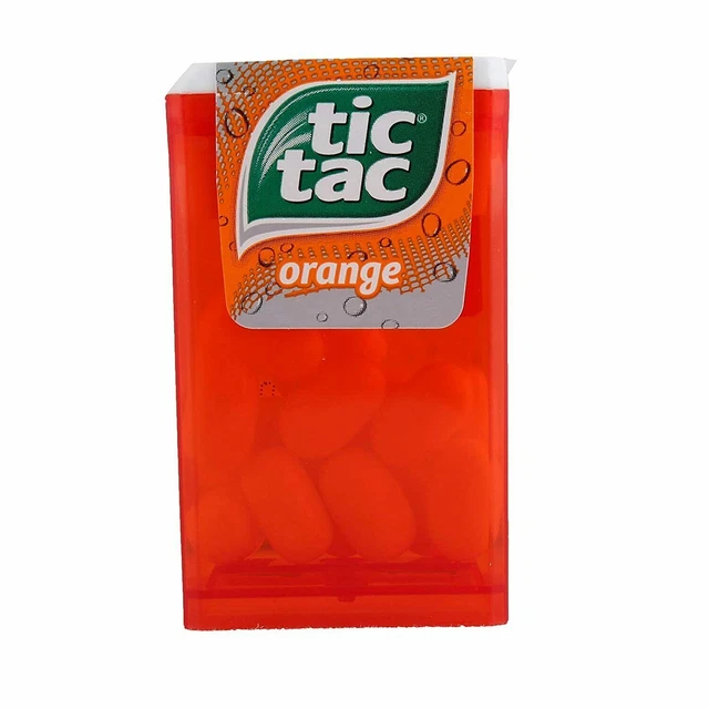 TIC TAC MOUTH Refreshing Candy Orange Flavour 7.2g Pack of 4 £9.92 ...
