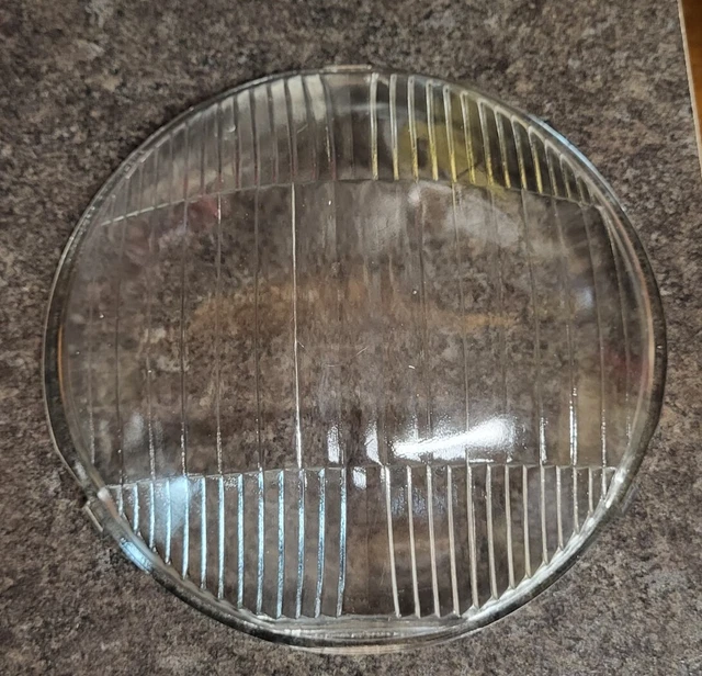 HEADLAMP GLASS LENS, Fits 1930s 40s Truck, 7 1/2" Wide , Industria ...