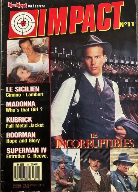 MAGAZINE IMPACT 11, Les Incorruptibles, Madonna, Dolph Lundgren ...