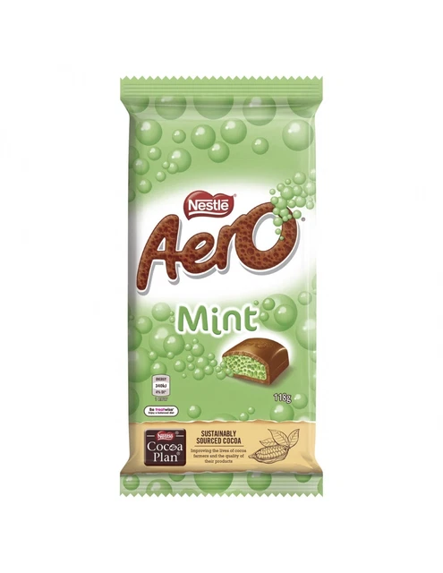 NESTLE AERO PEPPERMINT Block 118g x 12 $114.95 - PicClick AU
