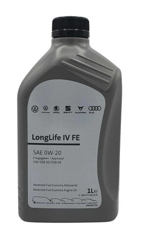 ORIGINAL VW AUDI Seat Skoda LongLife IV FE SAE 0W-20 508.00 / 509.00 1 Liter EUR 11,87 - PicClick DE