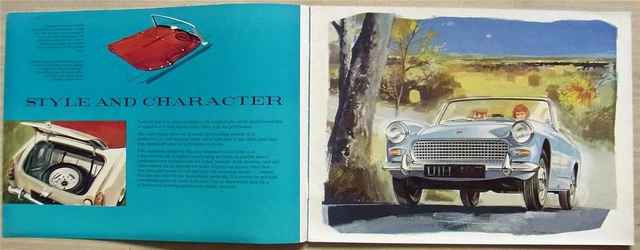 AUSTIN HEALEY SPRITE MARK II Car Sales Brochure Oct 1962 #1995/C £23.99 ...