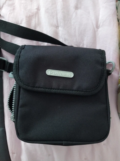 VINTAGE RETRO PULLMAN Small Digital Camera Carry Case Shoulder Bag Belt ...