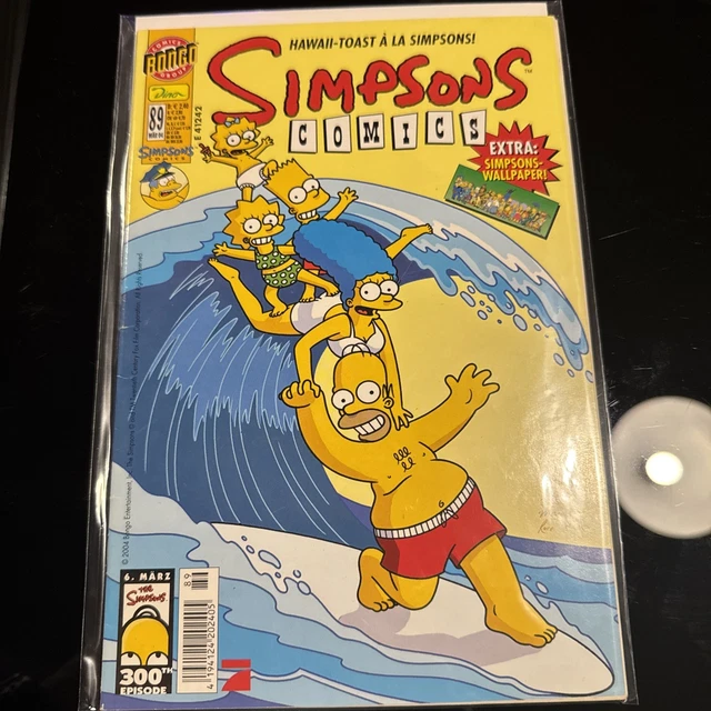 SIMPSONS COMIC AUSGABE 89 März 2004 Neu verpackt EUR 9,95 - PicClick DE