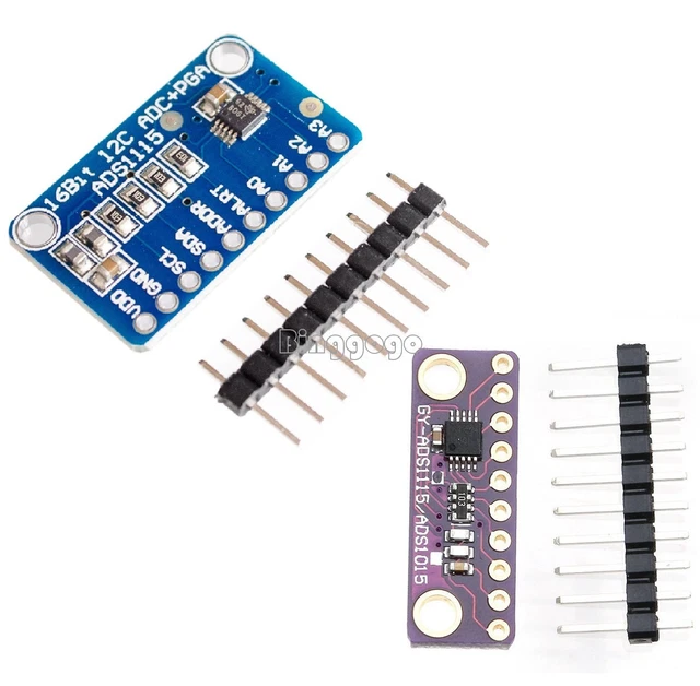 ADS1115 I2C 16-BIT 4-Channel ADC Module with Pro Gain Amplifier for ...
