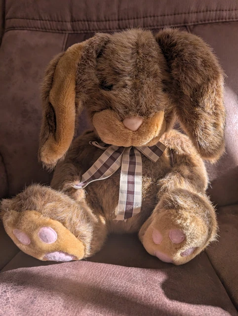 VINTAGE RUSS BERRIE Brown Bunny Rabbit Benji SR Plush Soft Toy £7.04 ...