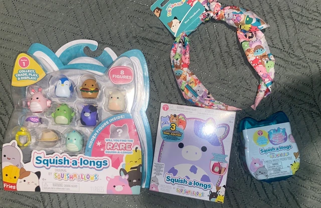 SQUISHMALLOW SQUISH-A-LONGS BUNDLE , Lot New Squish Mallow Mellow £12. ...