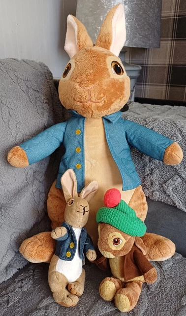GIANT PETER RABBIT Movie Plush Soft Toy 55cm Teddy Rainbow Designs £24. ...