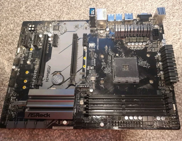 ASROCK AMD CROSSFIRE Motherboard B450 PRO4 £81.99 - PicClick UK