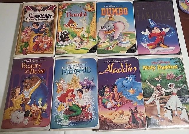WALT DISNEY VHS Tapes DVD lot $68.78 - PicClick CA