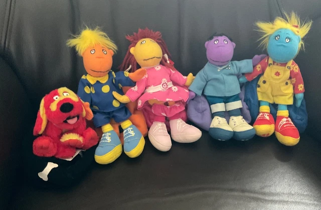 HASBRO THE TWEENIES Milo Jake Bella Fizz Doodles On Removable Beanbag ...