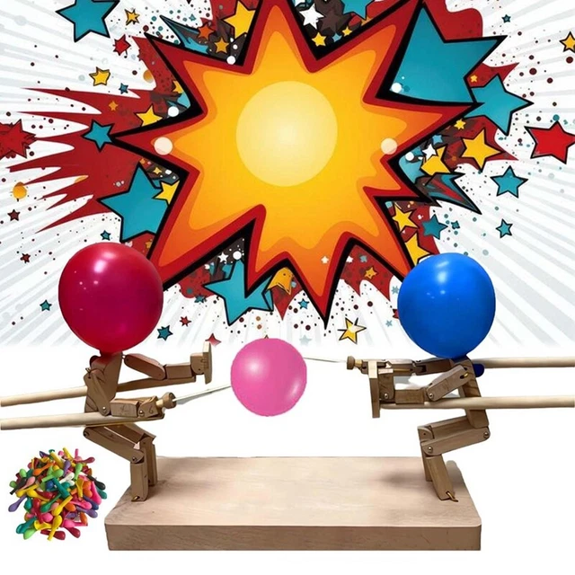 BALLOON BAMBOO MAN Battle Boom of Balloons Game, Punching (100Pcs ...