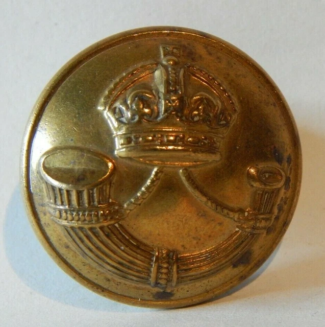 WW1 DURHAM LIGHT Infantry Officers Gilt Button 26 mm Jennens & Co ...