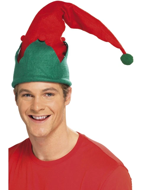 SMIFFYS ELF HAT, Red £4.27 - PicClick UK