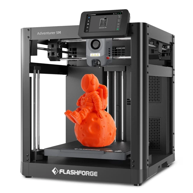 FLASHFORGE ADVENTURER 5M 3D Printer with Flawless First Layer, Auto Leveling and £488.60 ...