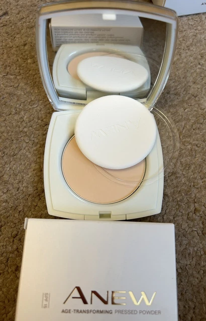 AVON ANEW AGE-TRANSFORMING PRESSED POWDER SPF15 Soft Beige BRAND NEW ...