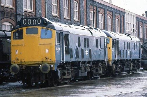 ORIGINAL COLOUR SLIDE of 24134 BR class 24 diesel loco £4.50 - PicClick UK