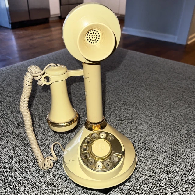 VINTAGE 1973 WESTERN Electric Candlestick Rotary Telephone WORKS £77.48 ...