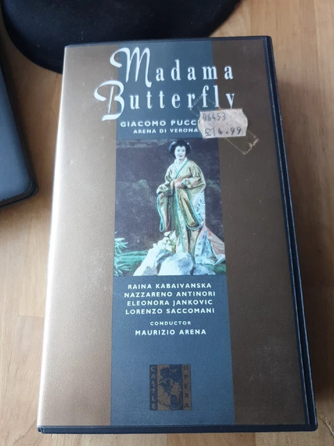 RARE 1983 MADAMA Butterfly Giacomo Puccini Arena Di Verona PAL VHS Tape ...