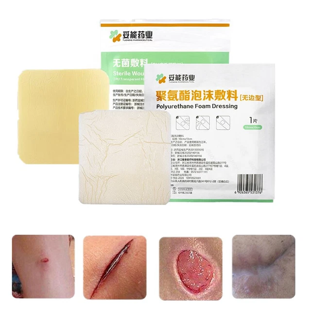 HYDROCOLLOID ADHESIVE DRESSING Wound Dressing Sterile Bedsore Healing ...