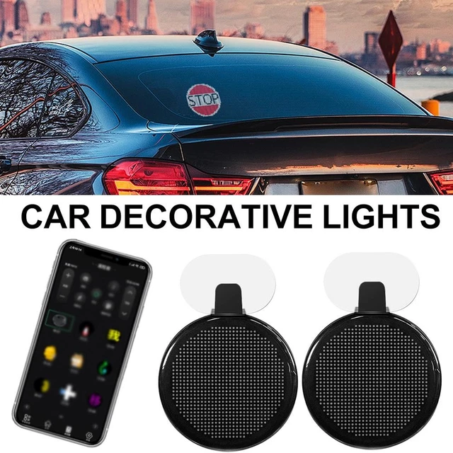 CAR REAR WINDOW Led Expression Screen Light Rear Windshield Car ...