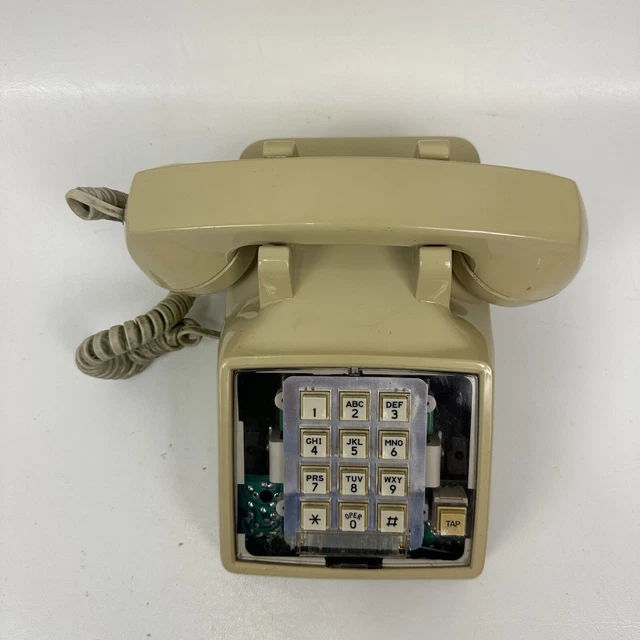 STROMBERG TRANSPARENT CASE Carlson Touch Tone Push Button Telephone ...