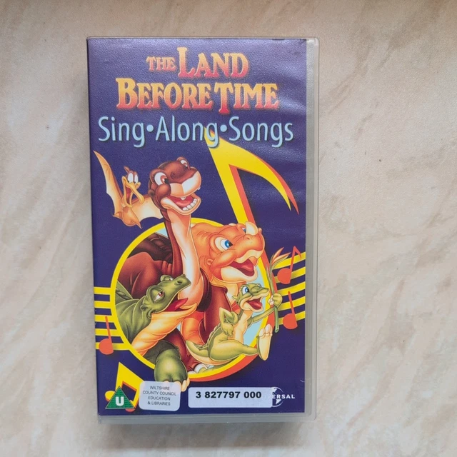 THE LAND BEFORE Time Sing Along Songs VHS Video Tape PAL £6.50 ...